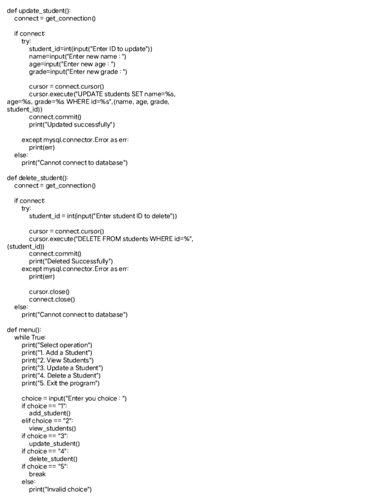 Crud Assignment | PDF
