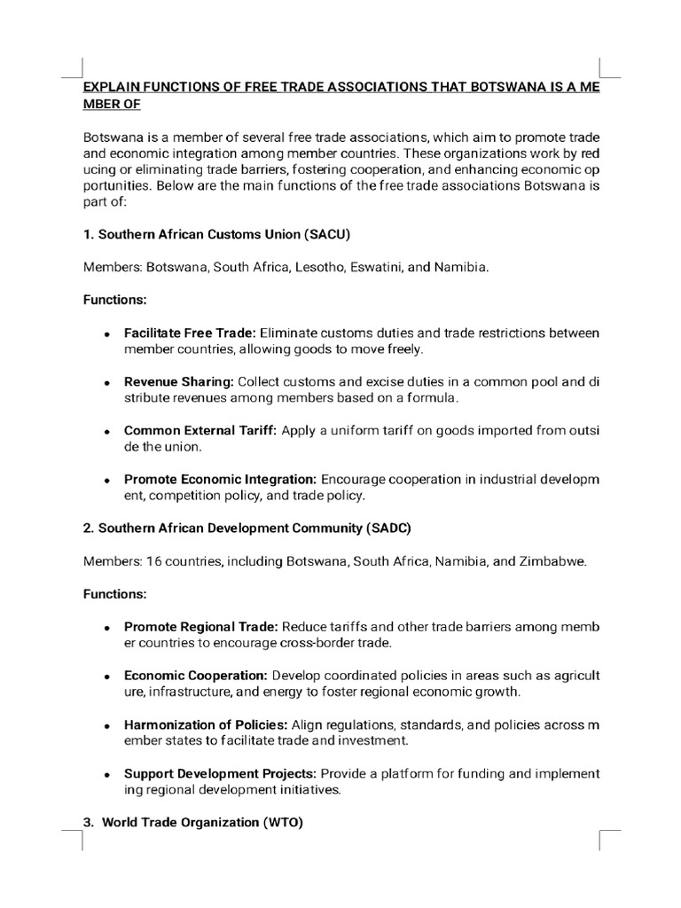 Free Trade and Trade Protection - Phoenix | PDF