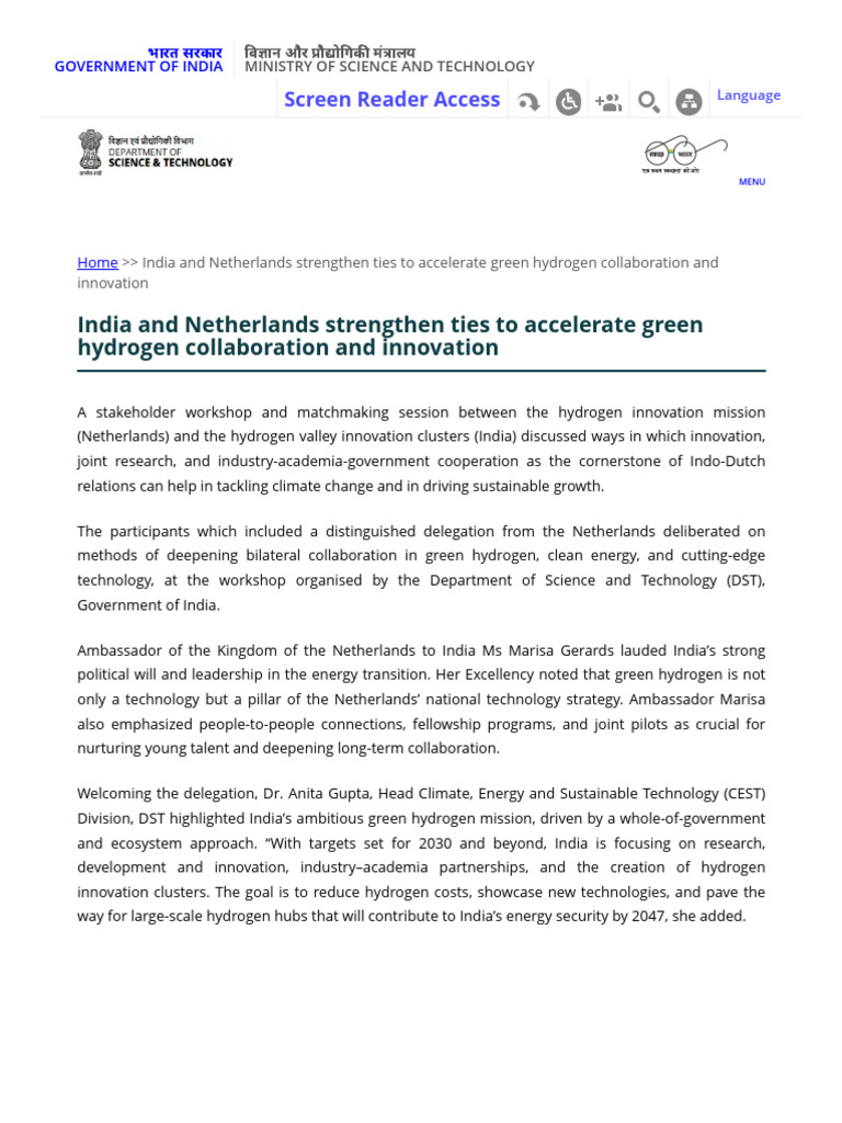 Green Hydrogen Netherland | PDF | Innovation | Natural Environment