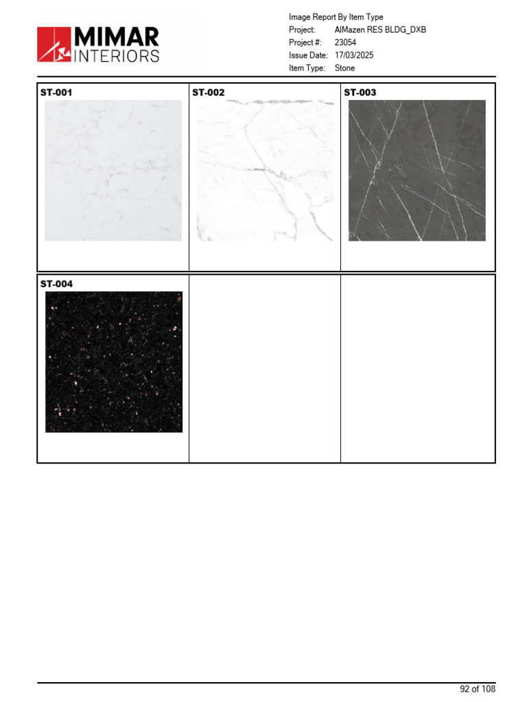 Marble and Granite Cutsheet | PDF | Tile | Countertop