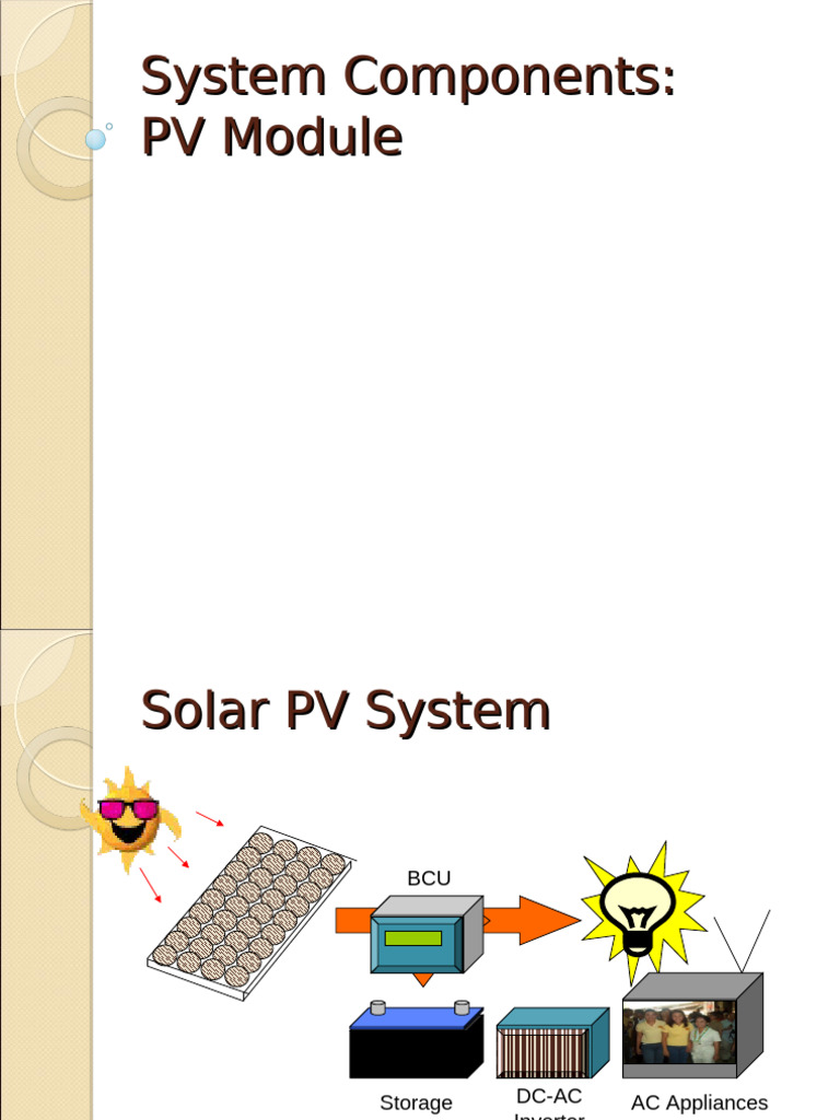 Solar PV System Components Overview | PDF