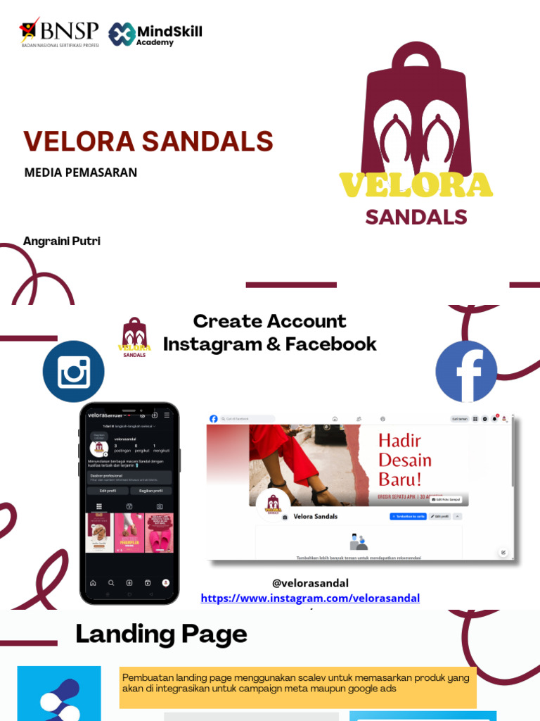 Velora Sandal-Media Pemasaran | PDF
