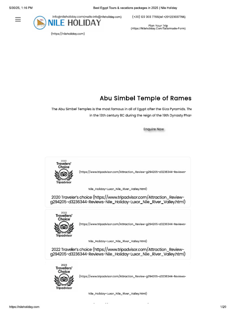 Nile Home Page | PDF