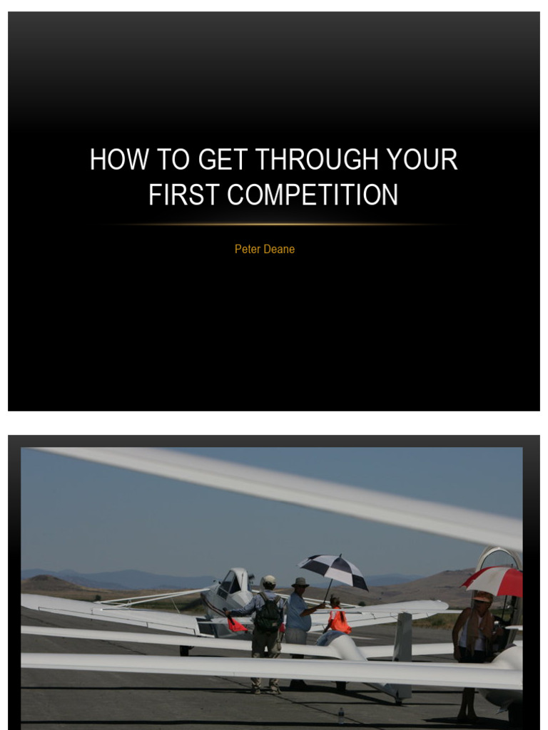 Winning Your First Competition | PDF