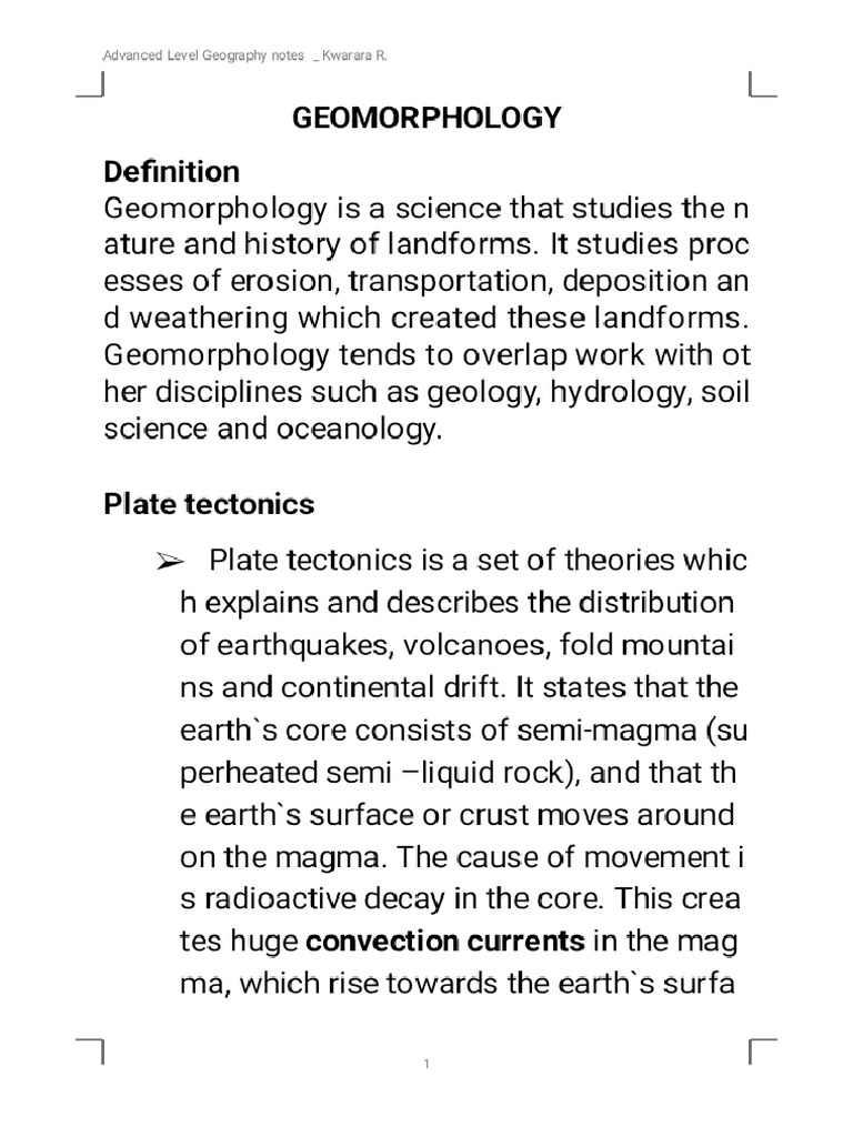 Geomorphology Phoenix | PDF
