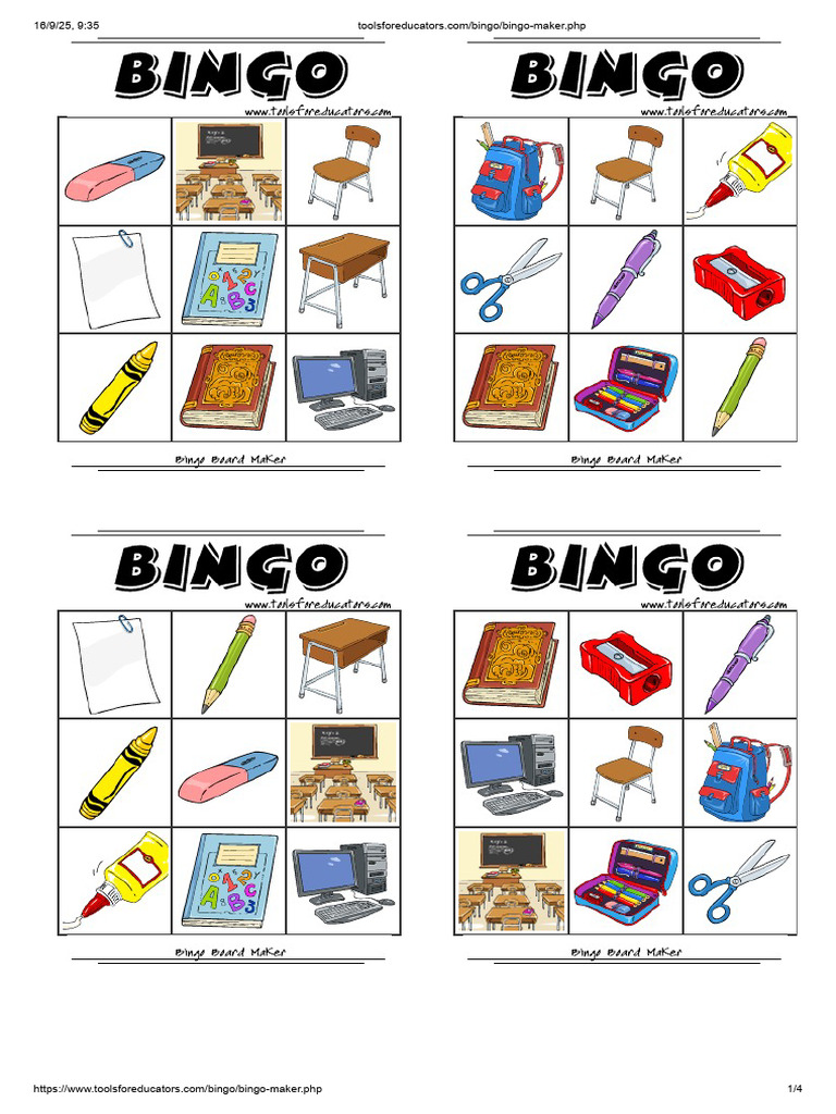 Bingo Bingo-Maker - PHP | PDF