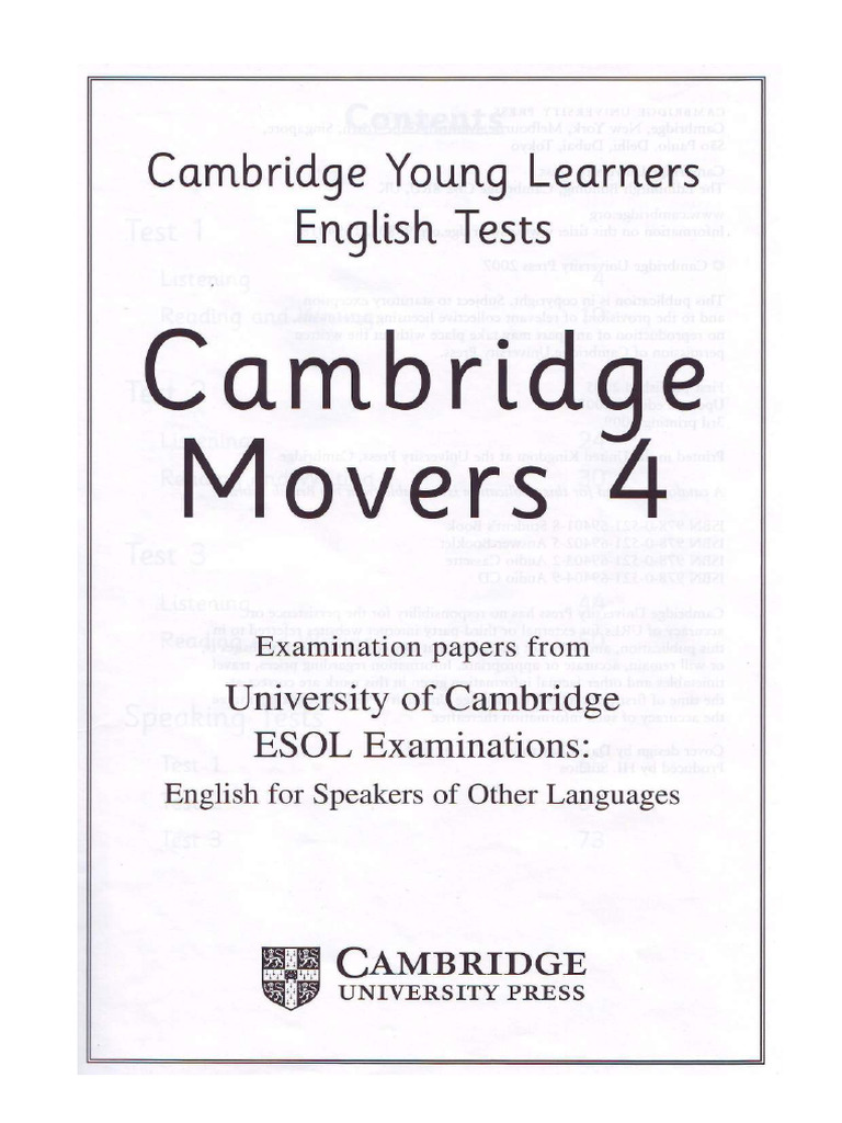 Movers 4 | PDF