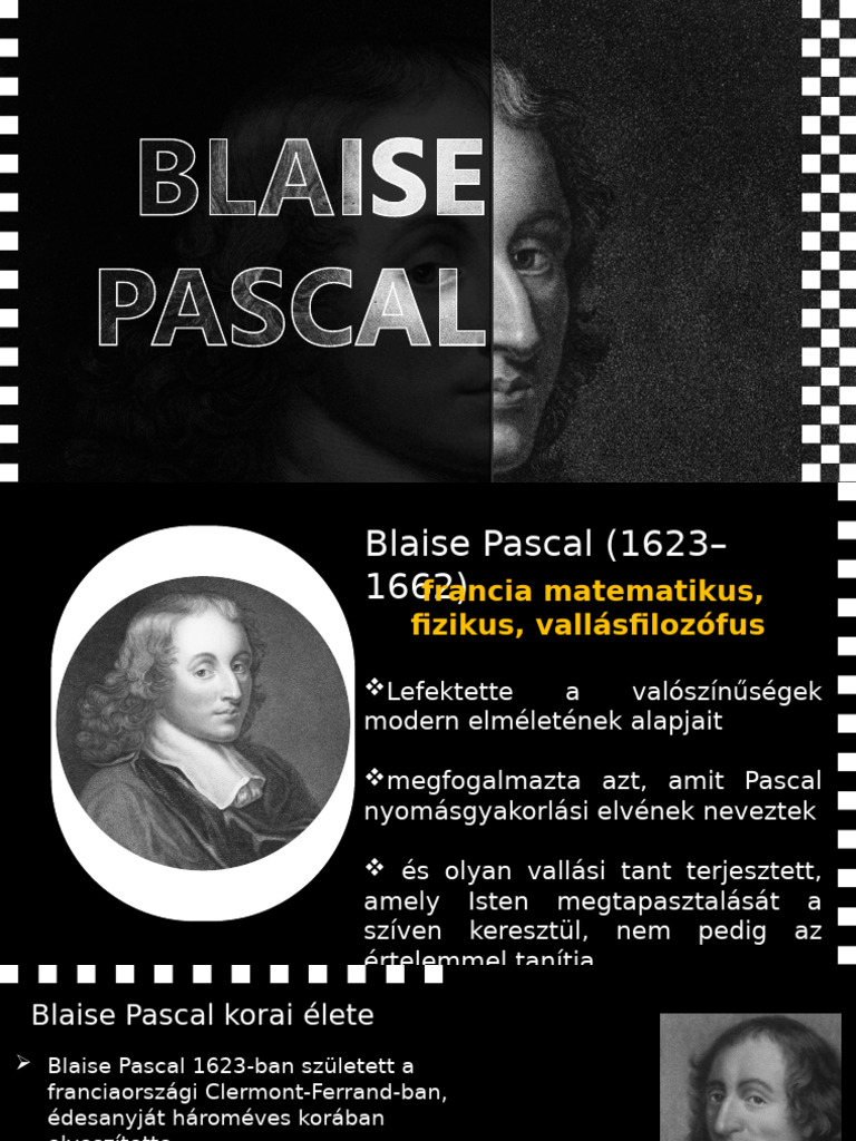 SlideEgg 400648-Blaise Pascal | PDF