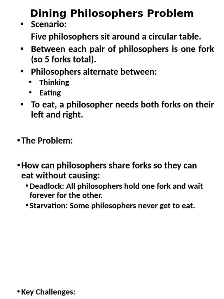 Dining Philosophers Problem | PDF