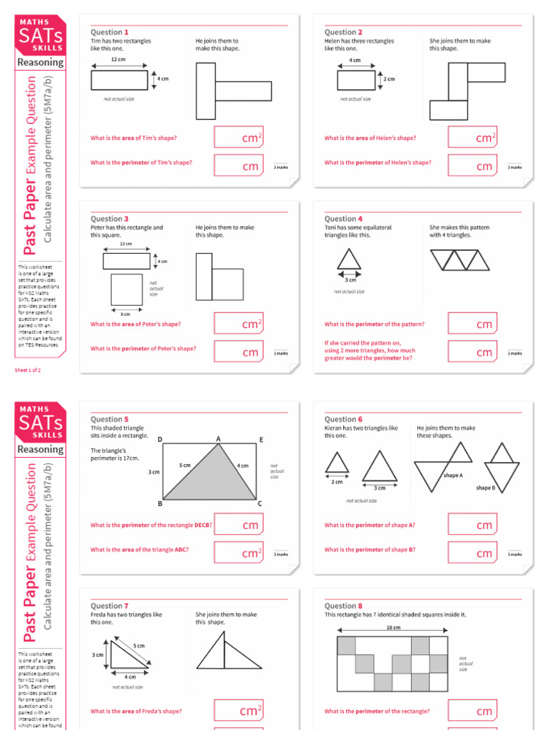 Calculating Area and Perimeter | PDF