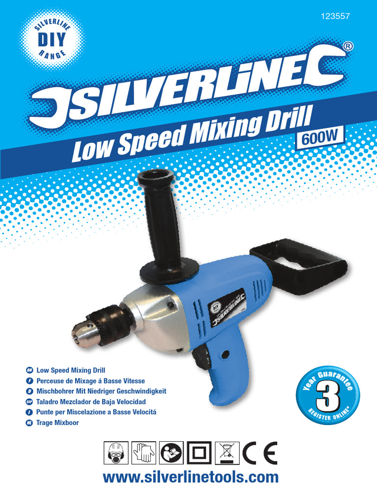 Low Speed Mixing Drill: Range | PDF | Drill | Waste