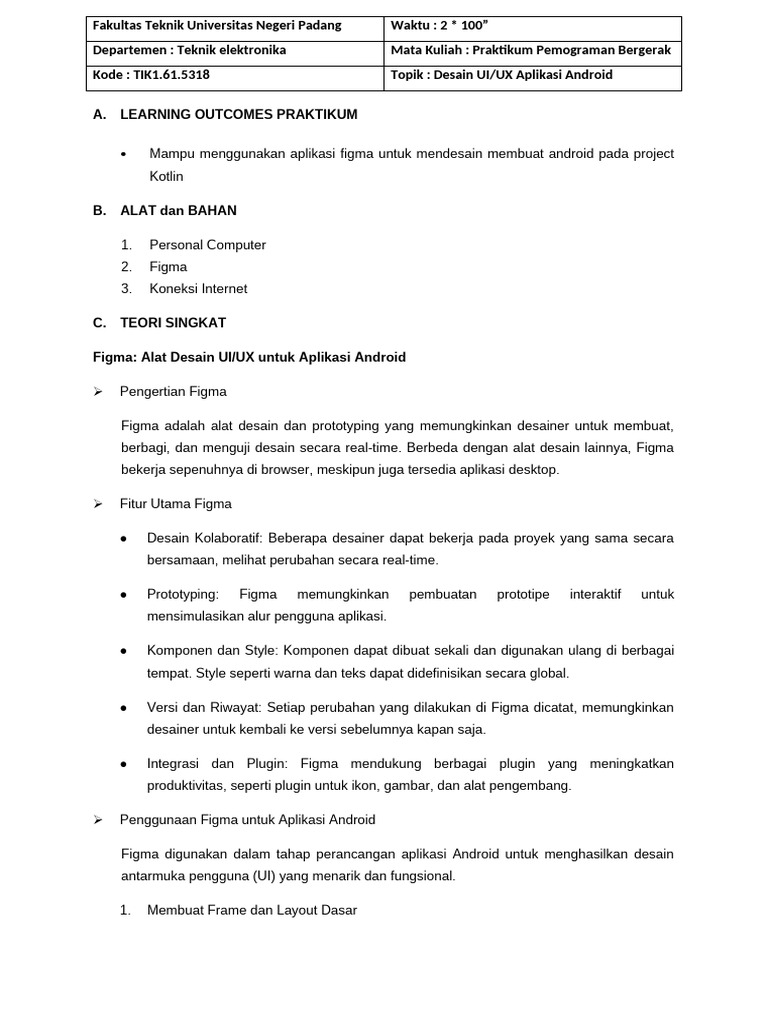 Jobsheet 1 | PDF