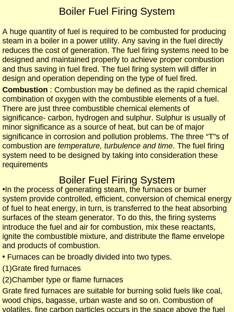 Fuel Firing System JSW | PDF | Combustion | Coal