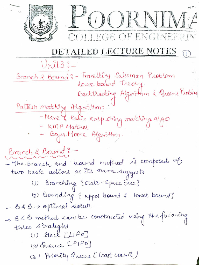 Aoa Unit 3 Notes Pdf