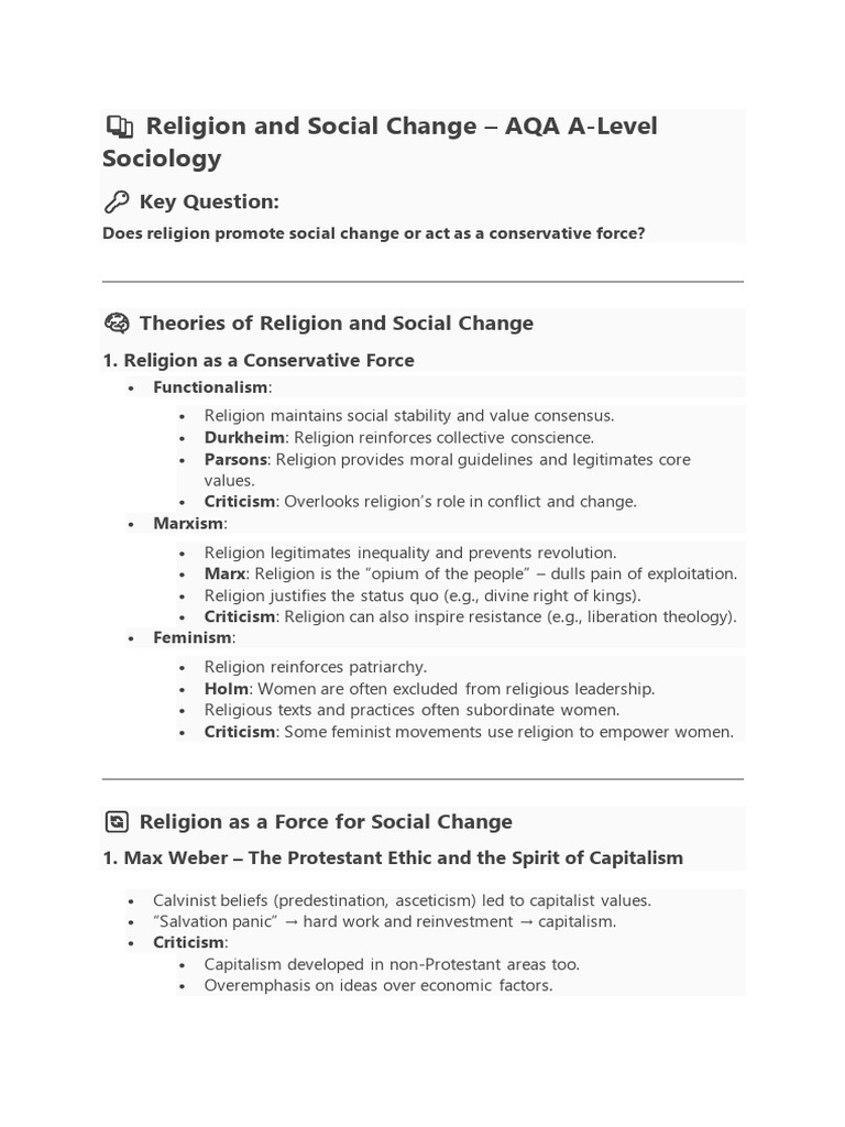 Religion Social Change | PDF | Feminism | Gender Studies