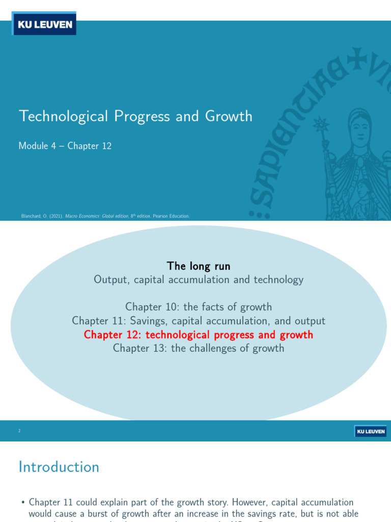 Technological Progress and Economic Growth | PDF | Economic Growth ...