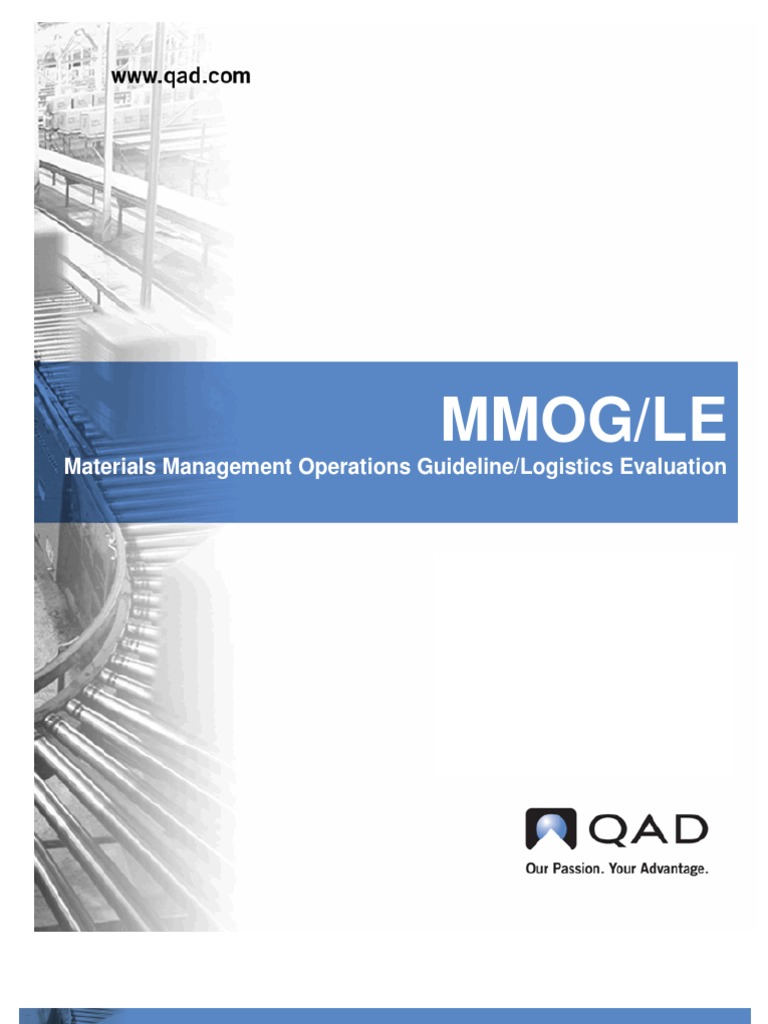 Mmog/Le: Materials Management Operations Guideline/Logistics Evaluation ...