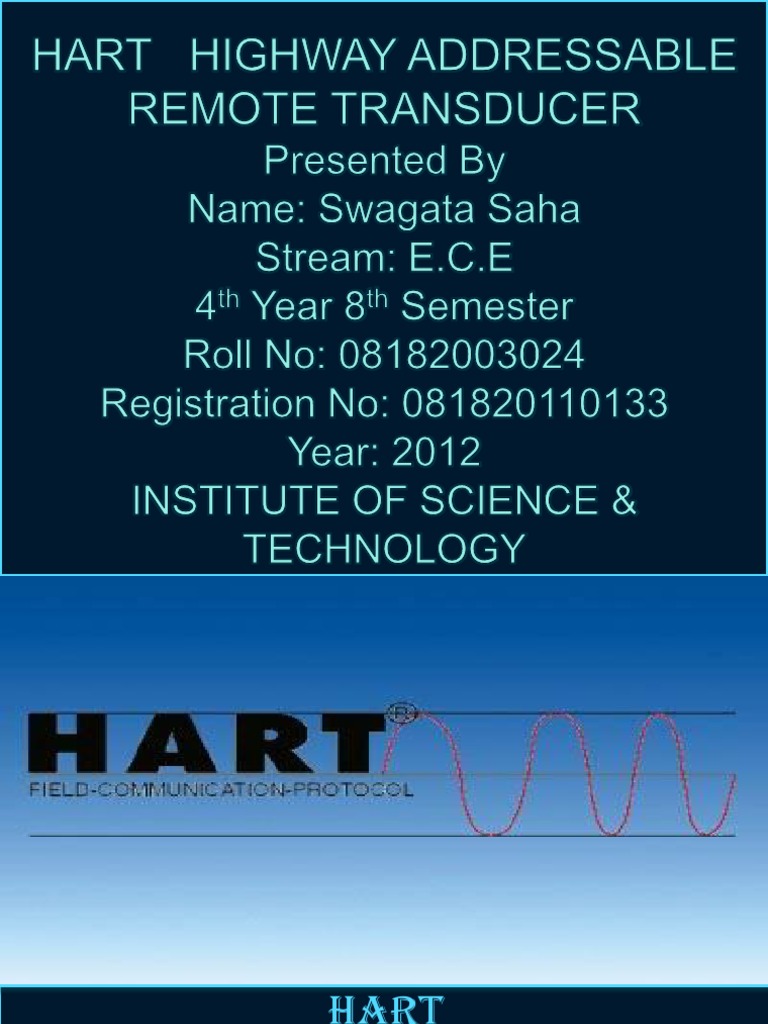 Highway Addressable Remote Transducer | PDF | Data Acquisition | Automation