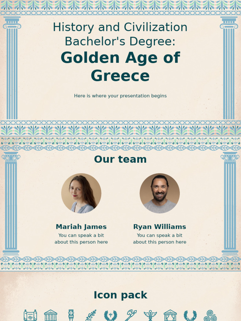 History and Civilization Bachelor's Degree - Golden Age of Greece by ...