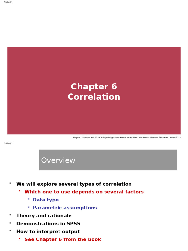 6A Correlation Pp06A | PDF | Statistics | Categorical Variable
