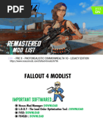 Fallout 4 XB1 Load Order Guide | PDF | Weaponry | Leisure