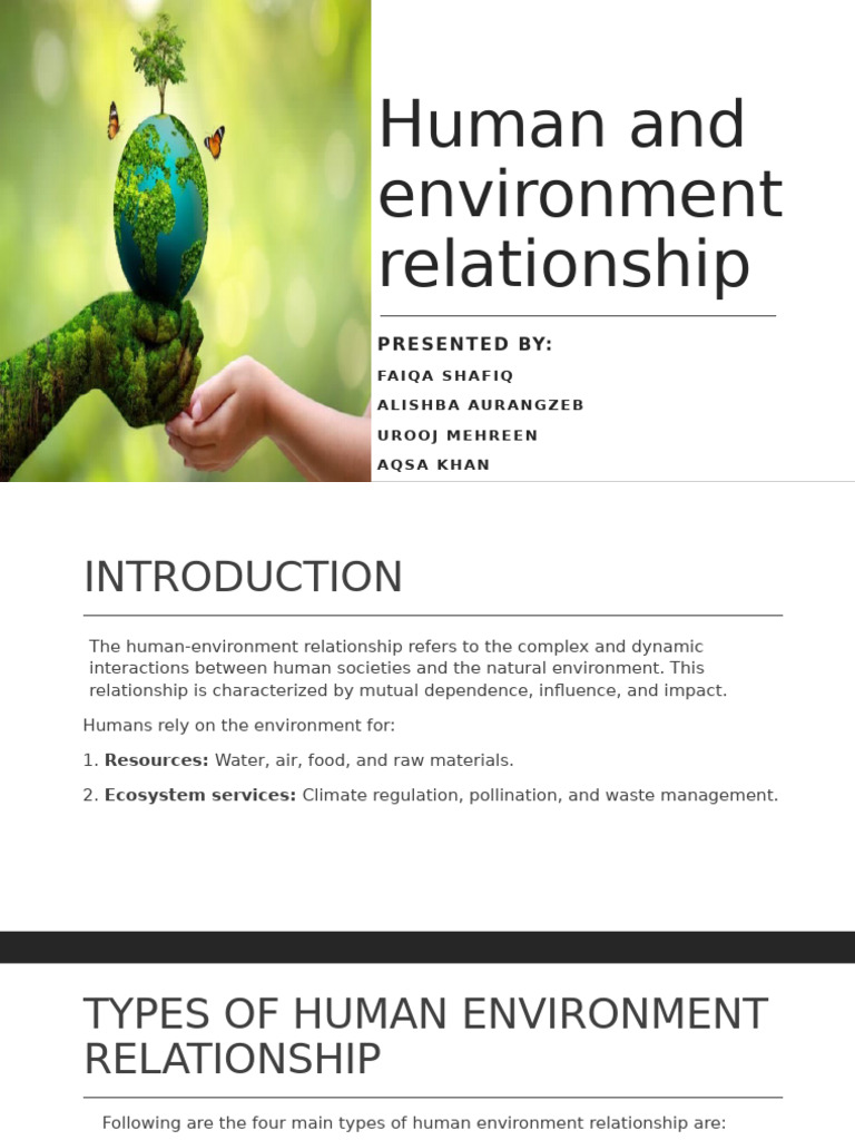 Understanding Human-Environment Dynamics | PDF | Environmental ...