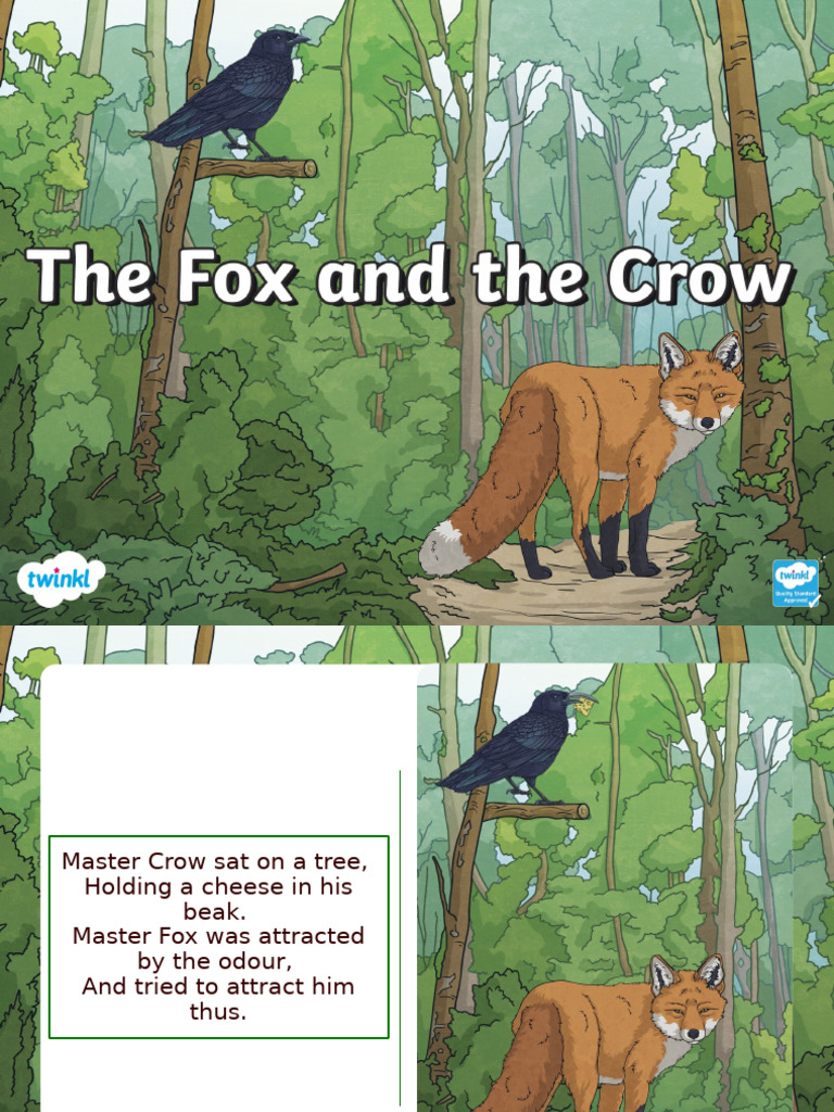 The Crow and the Fox: A Lesson in Flattery | PDF