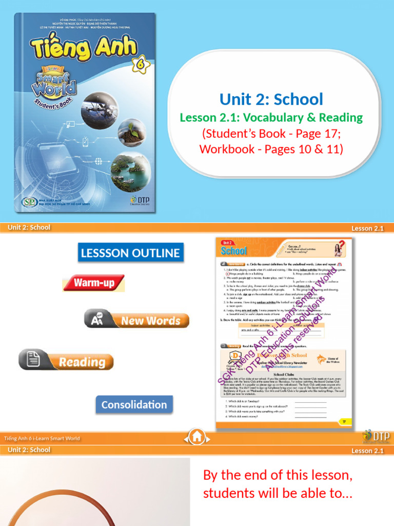 Unit 2 - Lesson 2.1 - Vocabulary & Reading - Page 17 | PDF ...