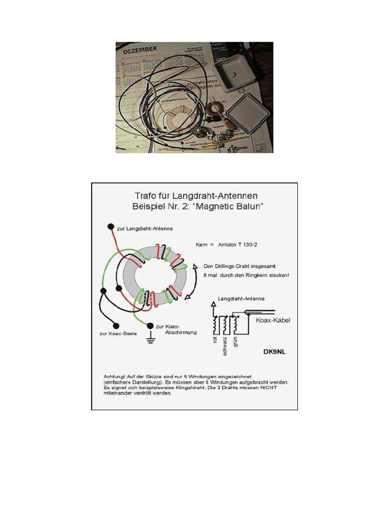 Longwire Antenna With Magnetic Balun | PDF | Antenna (Radio ...