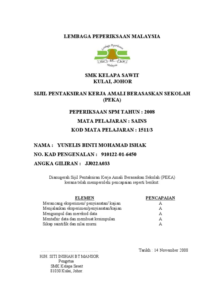 Manual Peka Sains Pmr - multifilesxy
