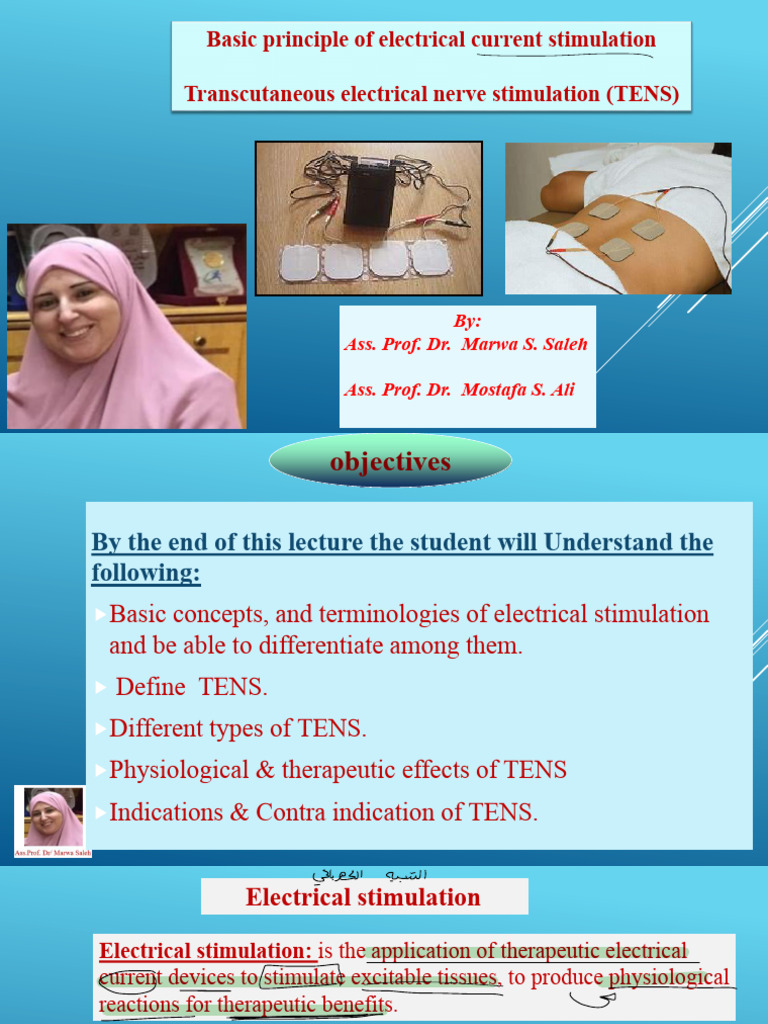 7 Basics of Electrical Stimulation TENS | PDF | Pain | Axon