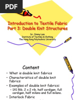 Weft Knit Structures Overview | PDF | Knitting | Textiles