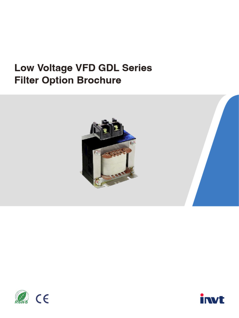 Low Voltage VFD GDL Filter Options Guide | PDF | Power (Physics ...