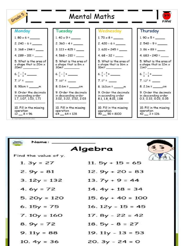 Worksheets For Intervention | PDF