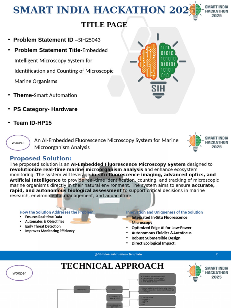 SIH2025 IDEA Presentation Format | PDF | Artificial Intelligence | Intelligence (AI) & Semantics