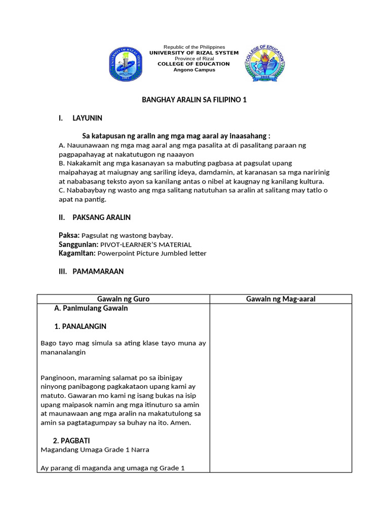 DLP in Filipino | PDF