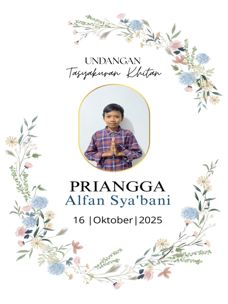 Undangan Khitan - 20250923 - 172909 - 0000 | PDF