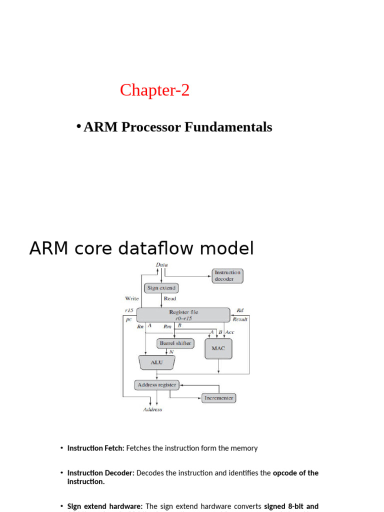 Lecture 3 - ARM Processor Fundamentals (1) | PDF | Central Processing Unit | Computer Hardware