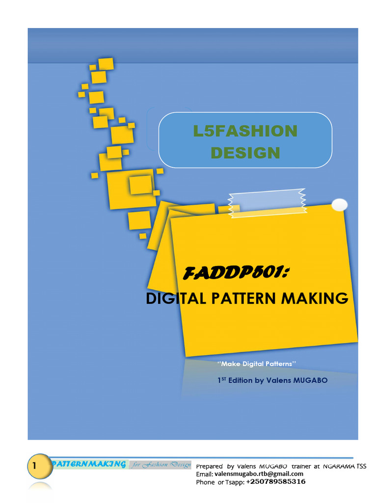 Digital Pattern Making Guide | PDF | Computer Aided Design | Seam (Sewing)