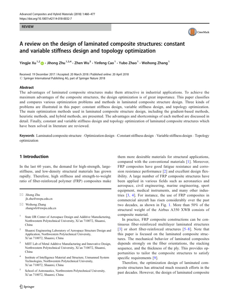 Optimizing Laminated Composite Structures | PDF | Mathematical Optimization | Composite Material
