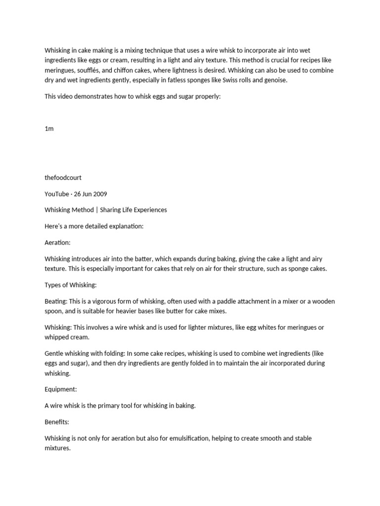 Whisking in Cak-WPS Office | PDF