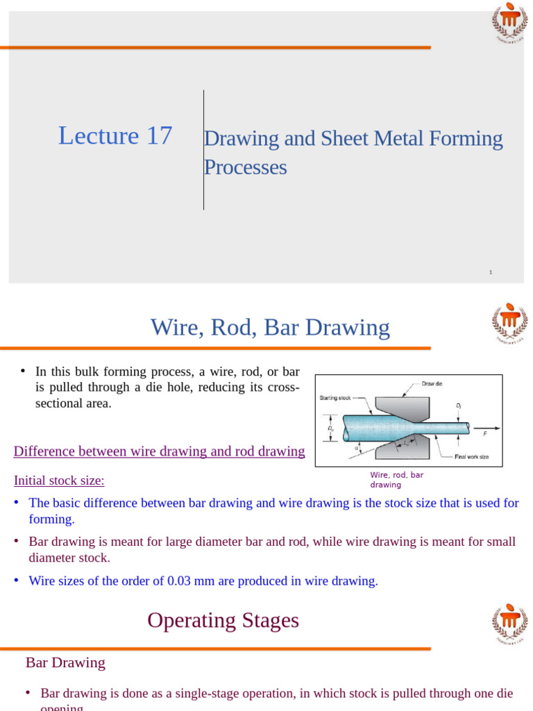 Wire and Sheet Metal Forming Processes | PDF | Sheet Metal | Building ...