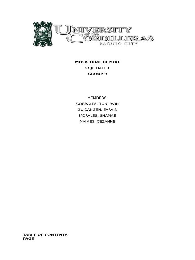 Group 9 Case Folder Final | PDF | Affidavit | Testimony