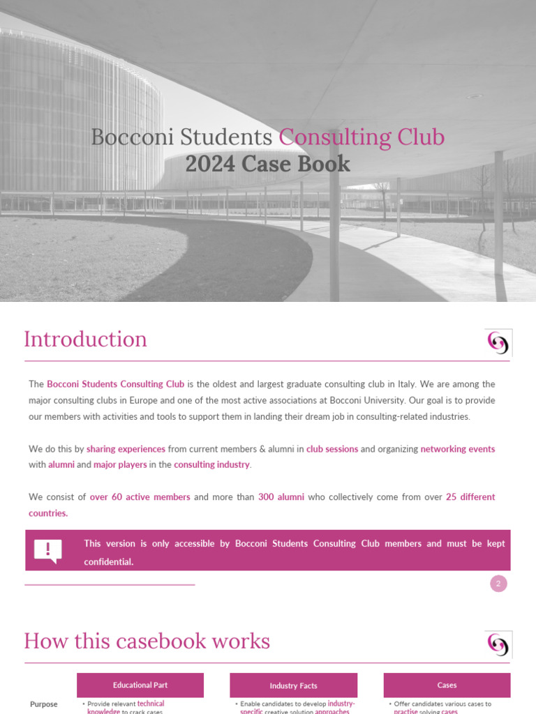 BSCC Case Book | PDF | Pricing | Mergers And Acquisitions
