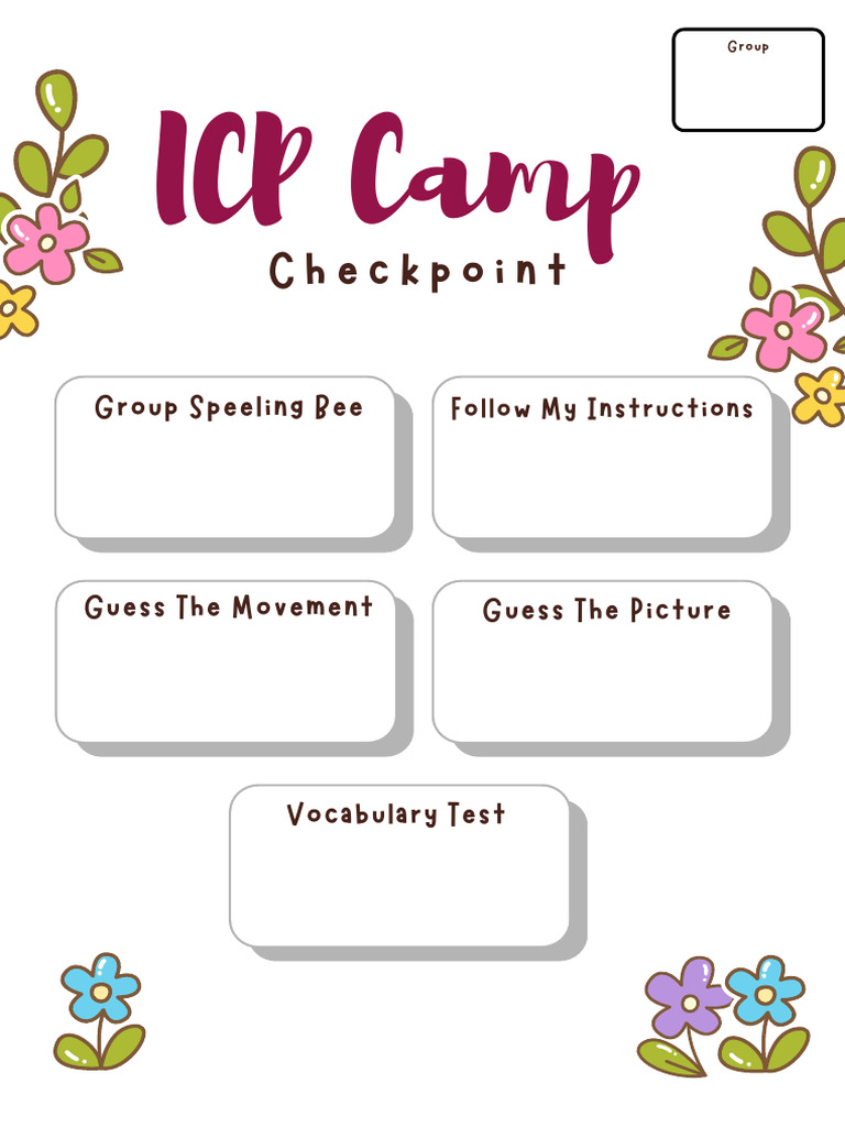 Checkpoint Card ICP Games PDF | PDF