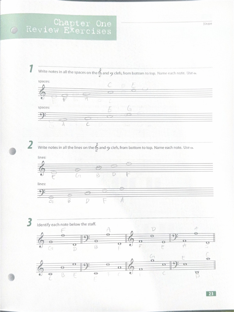 Note Identification | PDF