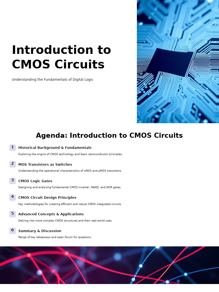 Fundamentals of CMOS Circuits | PDF | Cmos | Logic Gate