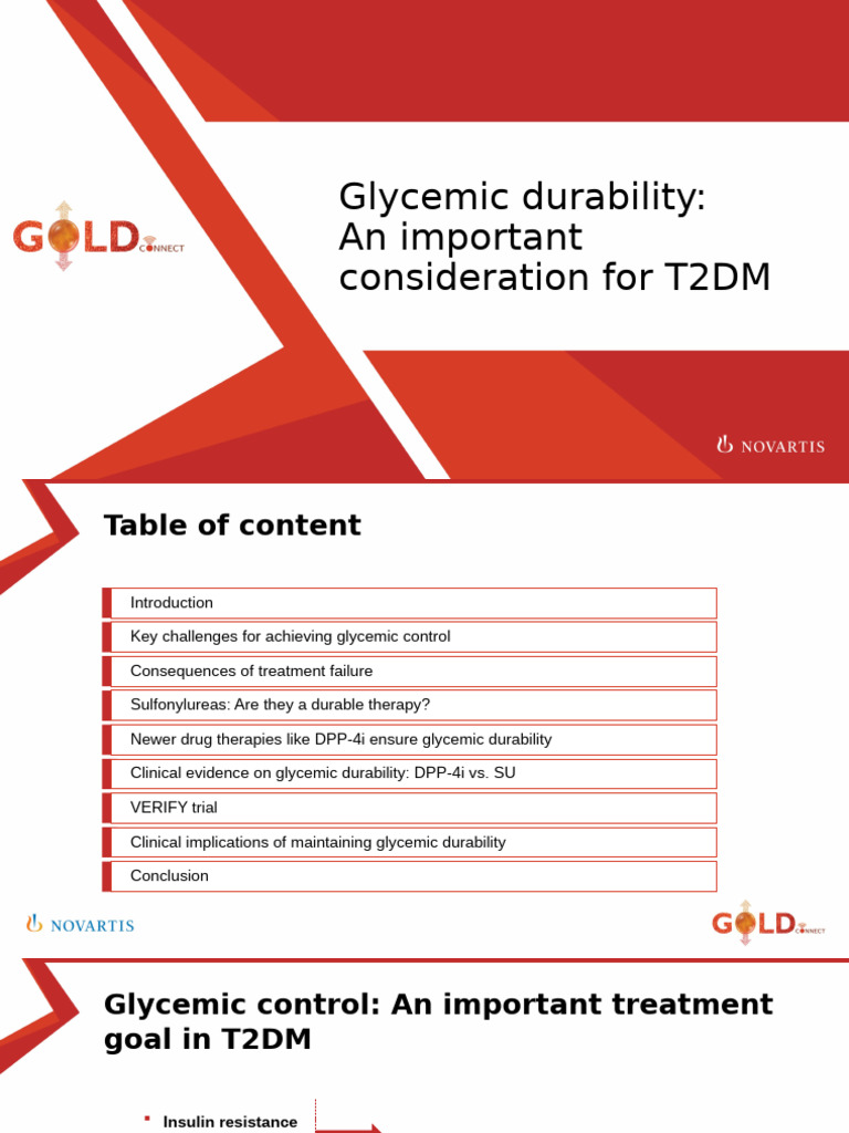 Glycemic Durability | PDF | Diabetes Management | Glycated Hemoglobin