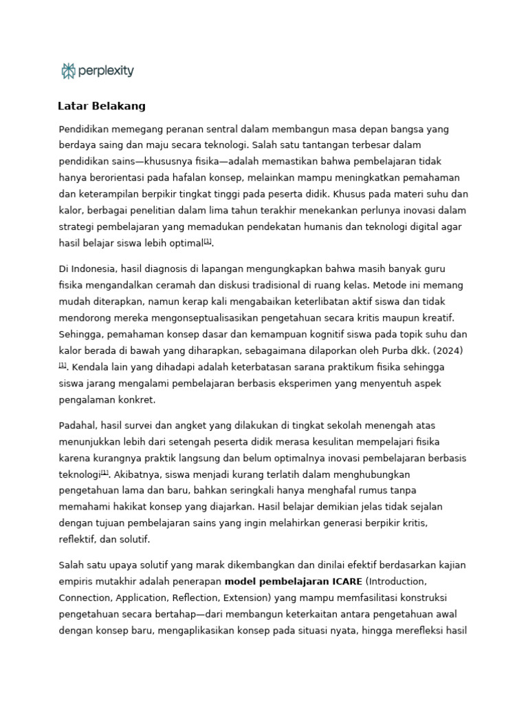 Latar Belakang | PDF