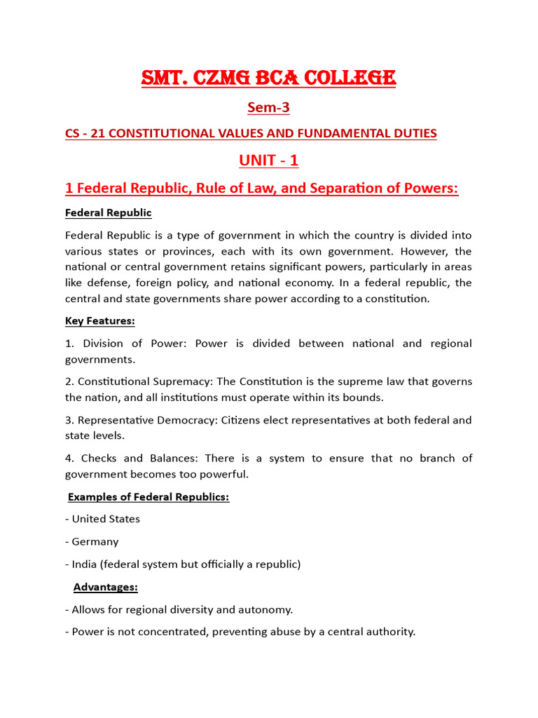 Constitutional Values and Duties Explained | PDF | Sovereignty | Democracy